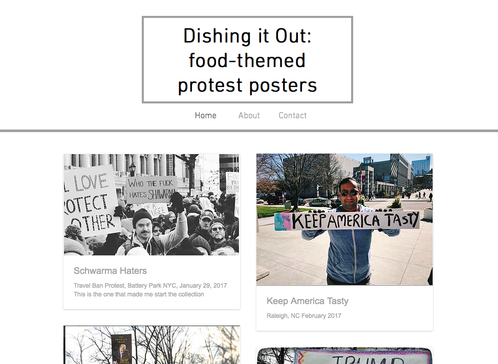 Food-Themed Protest Posters as Resistance | Emily Contois